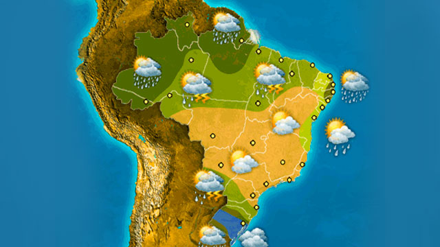 Clima: Chuva fica concentrada no Sul nesta quarta-feira - Notícias ...
