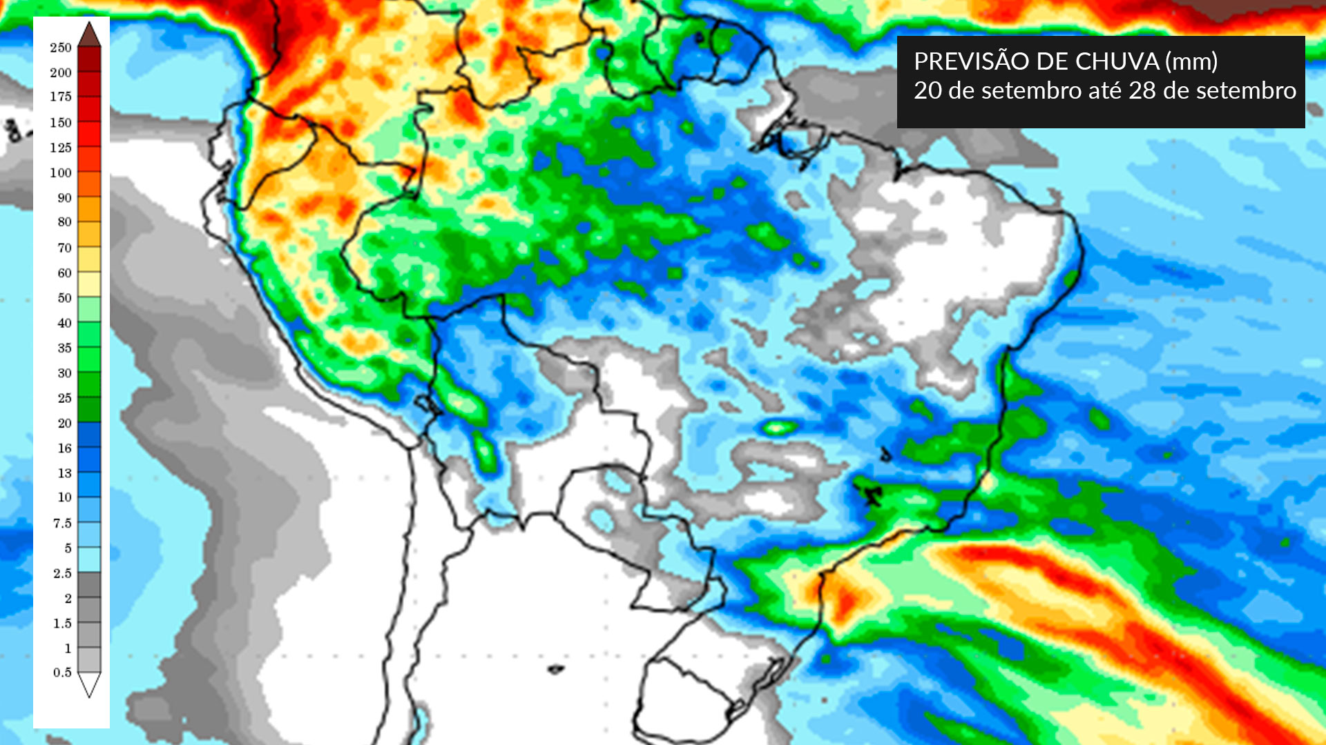 Tempo: Mapa do NOAA confirma mudança de padrão com retorno das chuvas ...