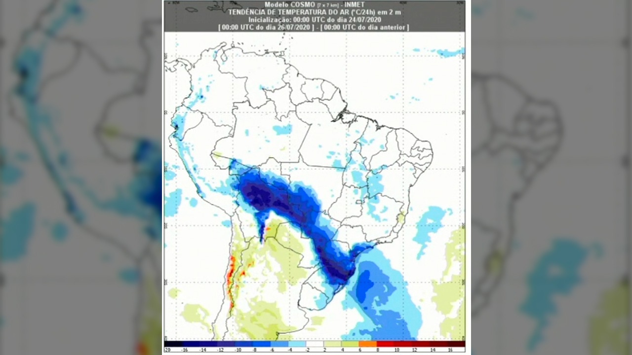 Próximas 48 horas de frio intenso em uma faixa que vai de norte a sul ...