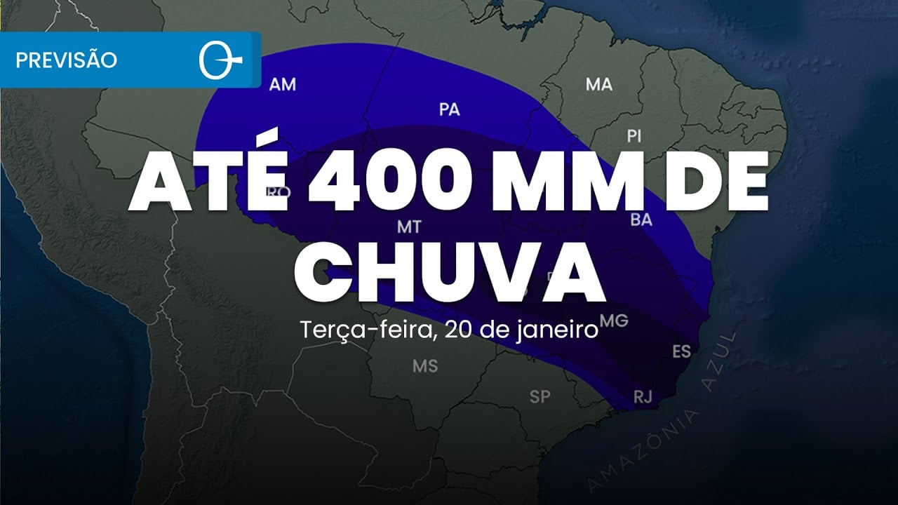Confira a previsão do tempo para esta terça-feira (20) para todo o ...