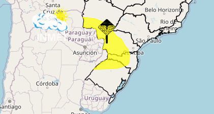 Inmet alerta para possibilidade de chuva em áreas do Centro-Sul nesta ...