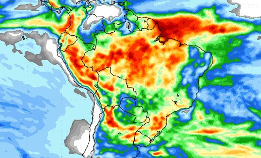 NOAA indica que última semana de janeiro pode ter boas chuvas em grande ...