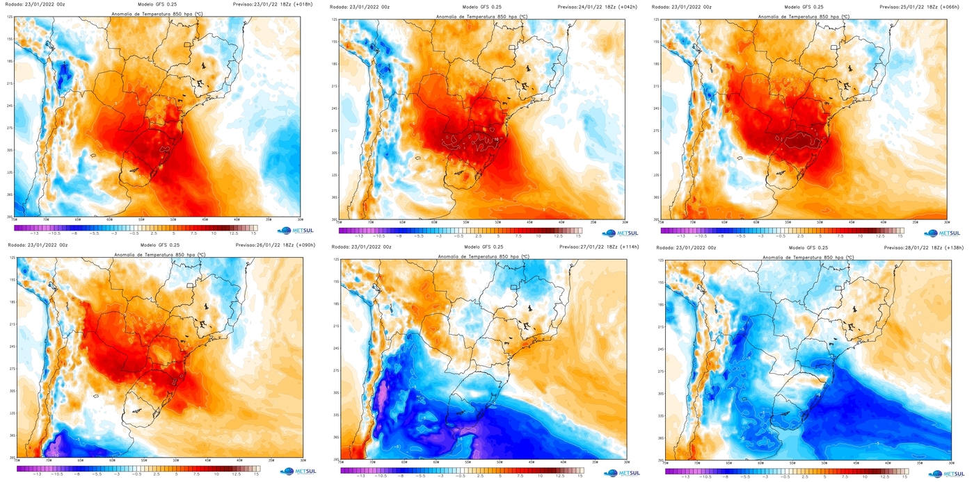 MetSul: Após 15 dias com temperatura acima dos 40ºC, alívio para o ...