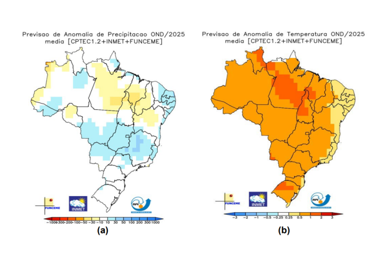 Previsão para o trimestre indica chuvas acima da média em boa parte do... - Notícias Agrícolas